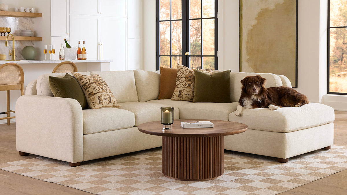 Archie Sectional with Bumper – BenchMade Modern