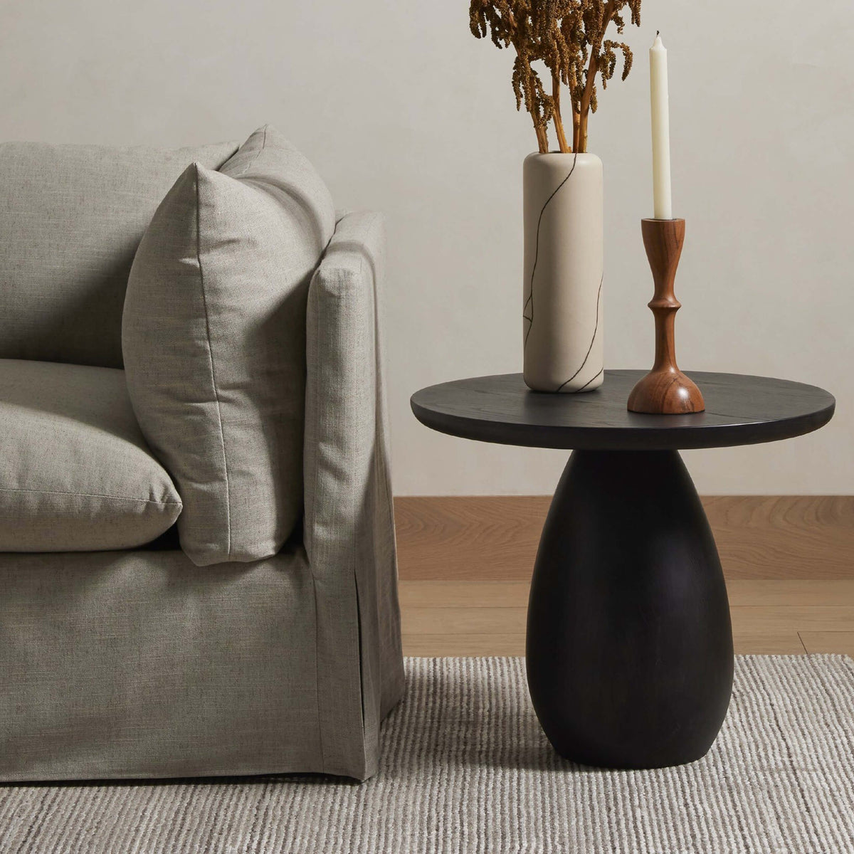 Balboa Solid Wood Nesting Table - Tall | BenchMade Modern