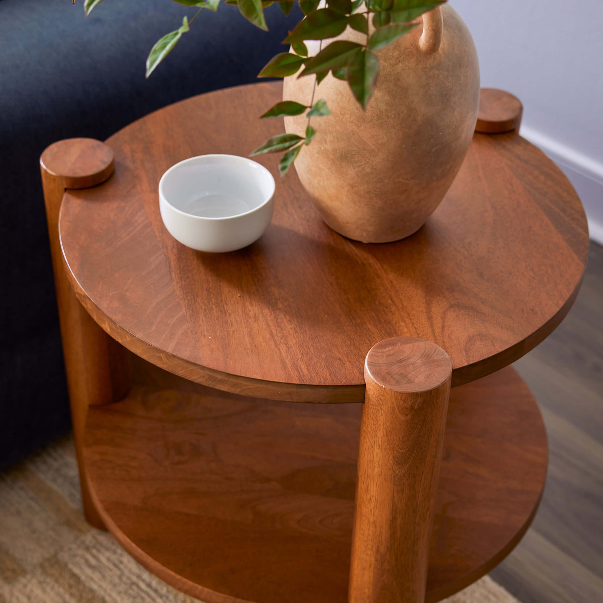Rustic Elegance with Modern Flair: The Bridgeview Accent Table ...