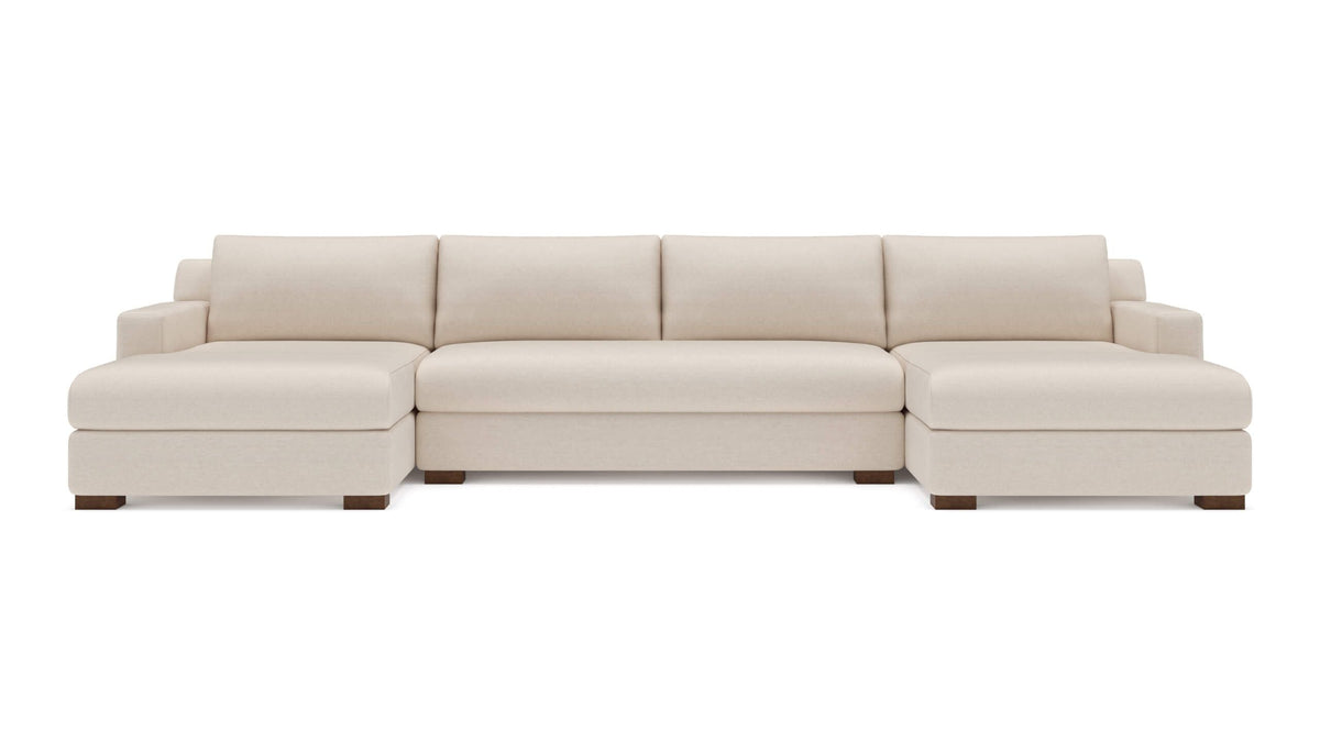 Catalina Double Chaise U-Shaped Sectional with Bench Cushion ...