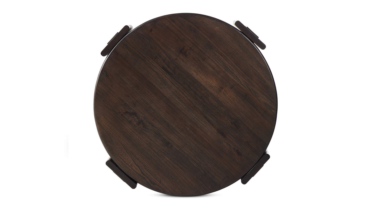 Clayton Round Wood Coffee Table | BenchMade Modern Tables