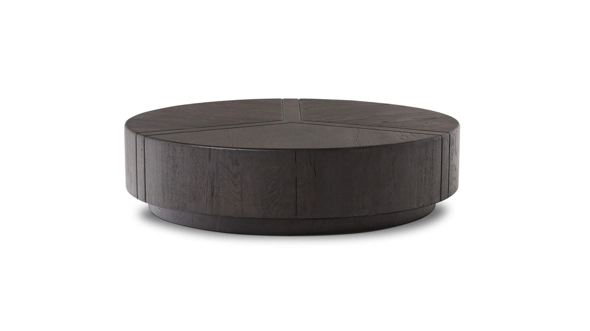 Corona Round Oak Coffee Table | BenchMade Modern Tables