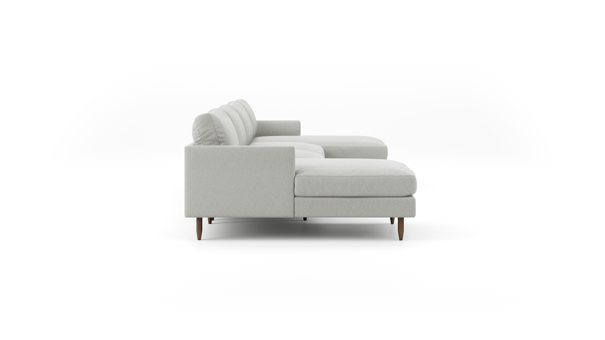 Crowd Pleaser Double Chaise Sectional | Benchmade Modern – BenchMade Modern