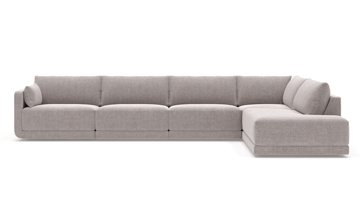 Eva Large Modular Sectional with Bumper | BenchMade Modern