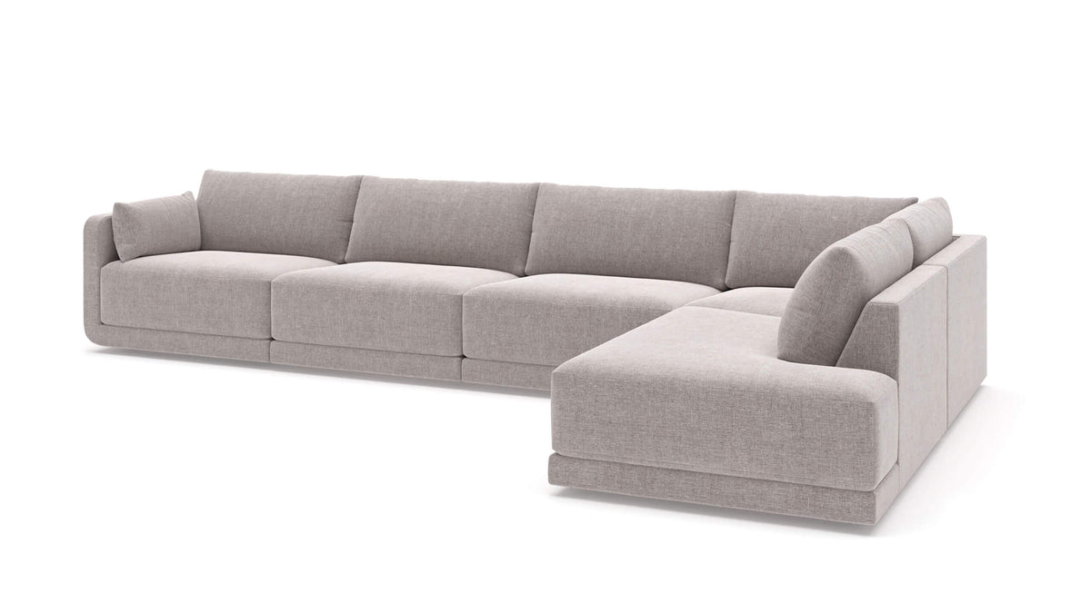Eva Large Modular Sectional with Bumper | BenchMade Modern