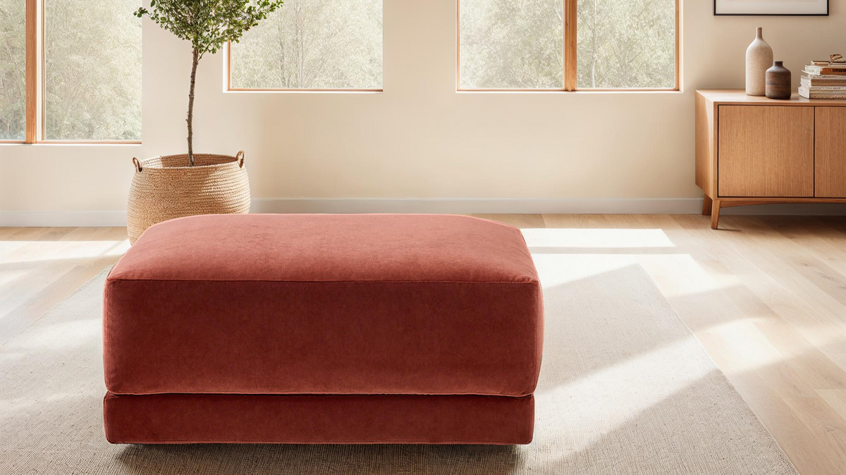 Eva Modular Sectional Rectangular Ottoman | BenchMade Modern
