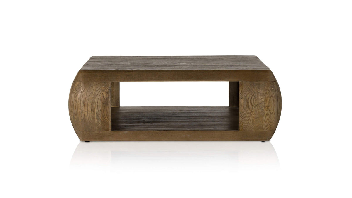 Oso Curved Wood Coffee Table | BenchMade Modern Tables