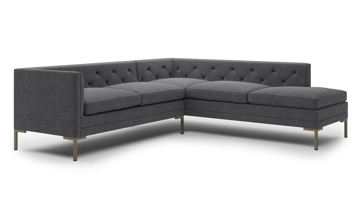 Sit Tight Sectional With Bumper - Customize in Minutes – BenchMade Modern
