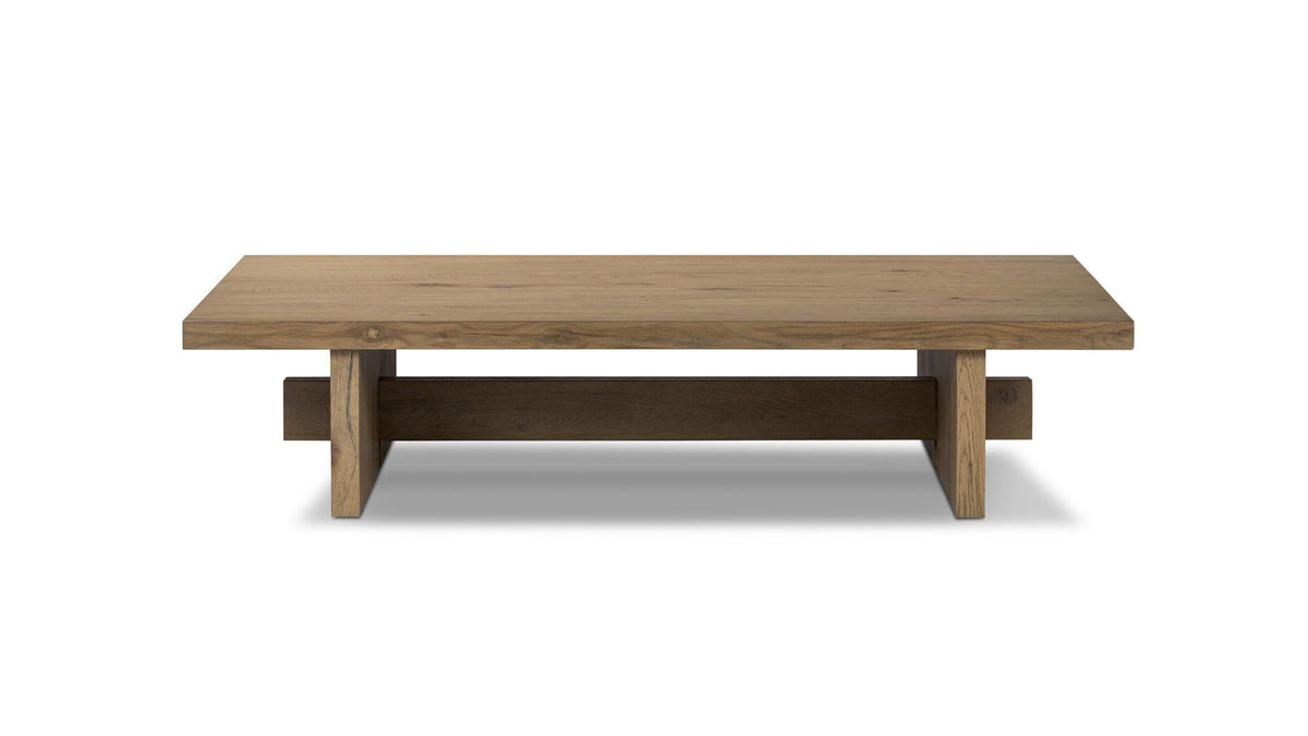 Sawtelle Rectangular Oak Coffee Table | BenchMade Modern