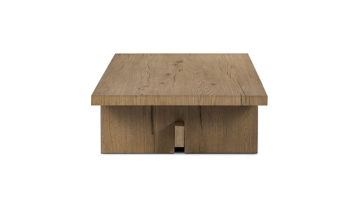 Sawtelle Rectangular Oak Coffee Table | BenchMade Modern