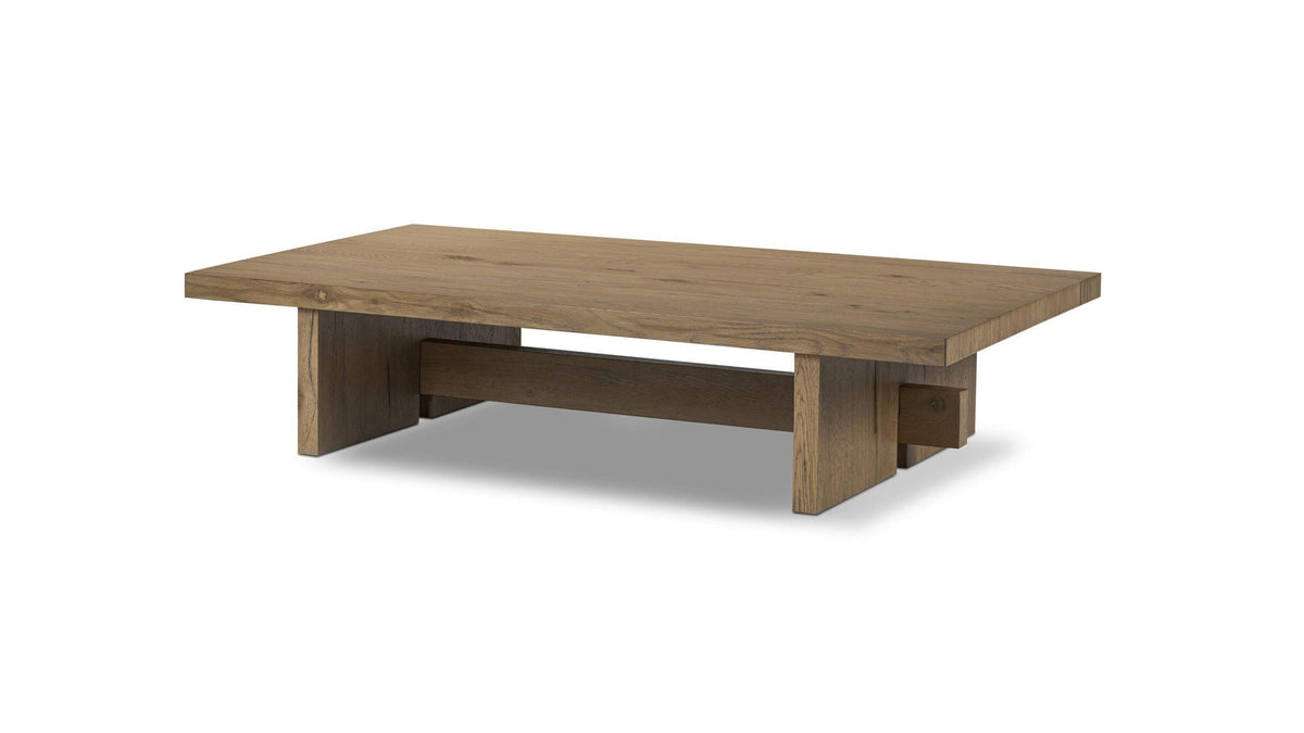 Sawtelle Rectangular Oak Coffee Table | BenchMade Modern