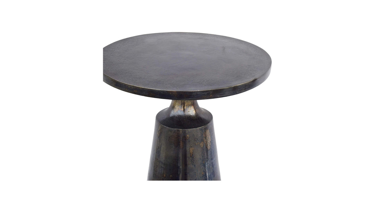 Aluminum Cast Skyline Accent Table | BenchMade Modern