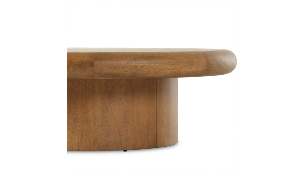 Stanton Round Wood Coffee Table | BenchMade Modern Tables