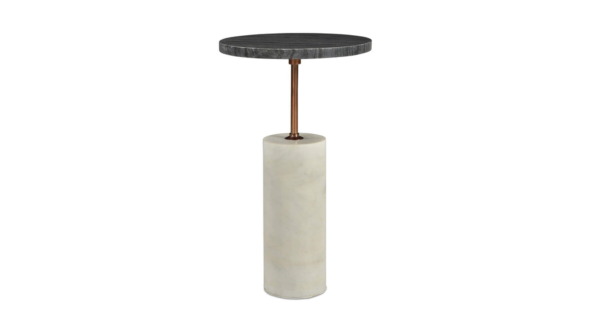 Modern Minimalist Marble Sunset Accent Table | BenchMade Modern