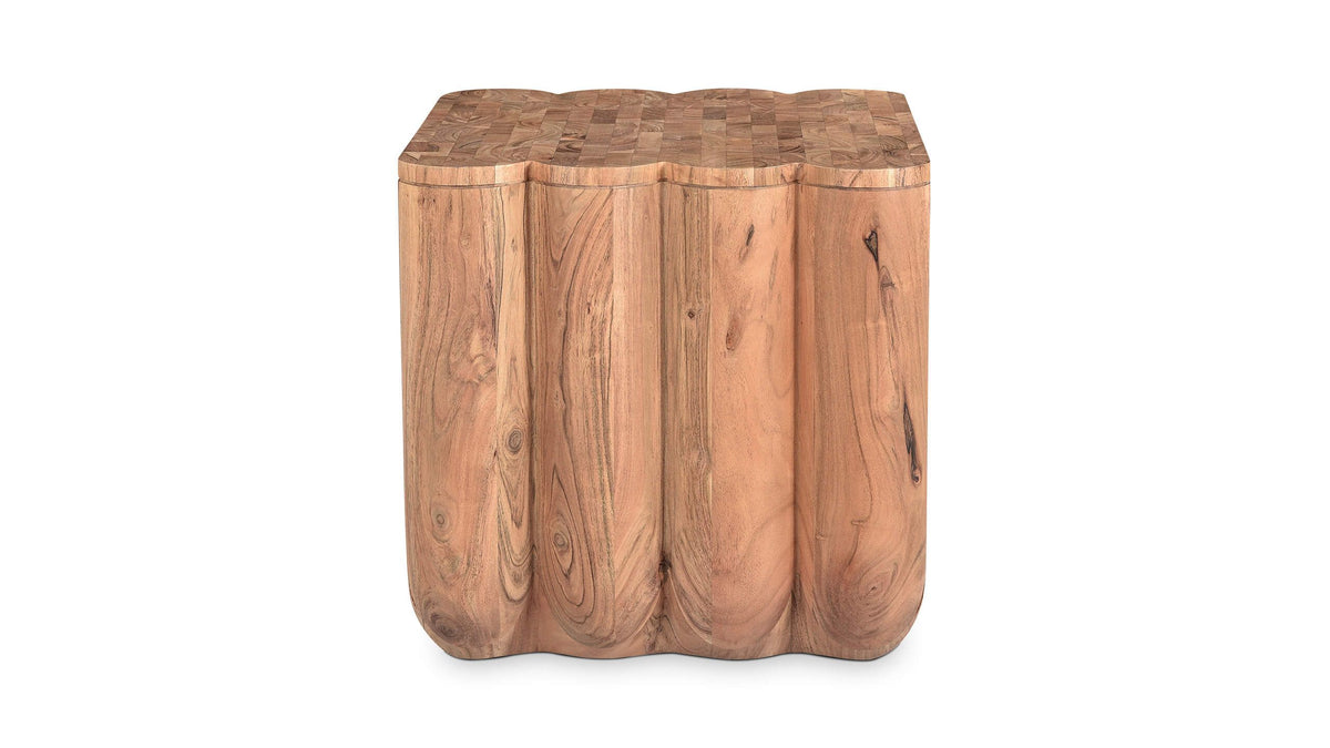 Handcrafted Acacia Tule Accent Table | BenchMade Modern