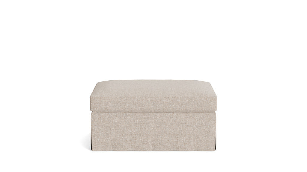 Vera Customzable Skirted Ottoman | Made in the USA by BenchMade Modern