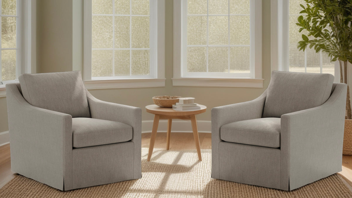 Vera Custom Skirted Chair | Made in the USA by BenchMade Modern